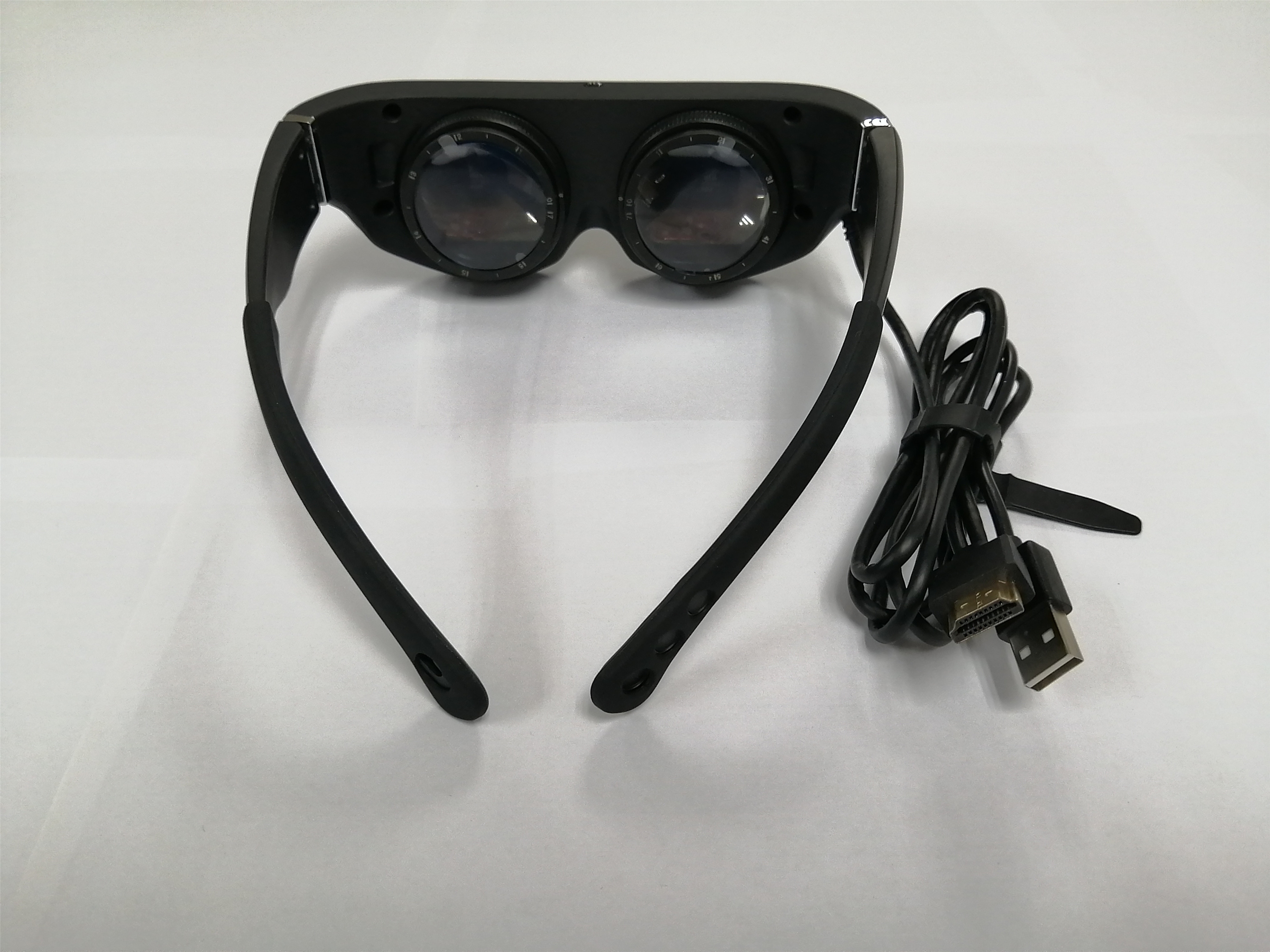 1058 PPI 3k Head Mounted Display Kacamata VR HDMI 2.1 "Kacamata 3D ...